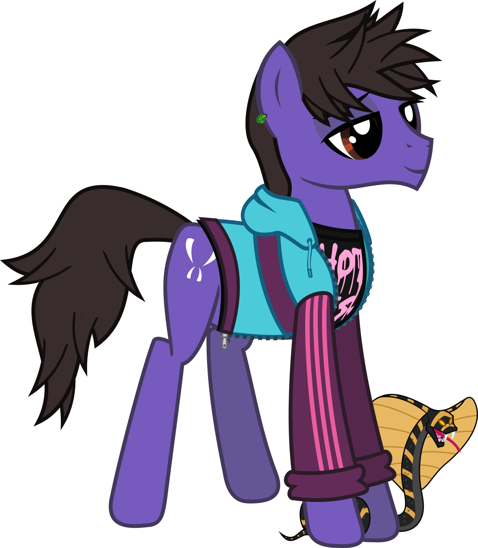 #2010900 - safe, artist:lightningbolt, derpibooru exclusive, cobra ...