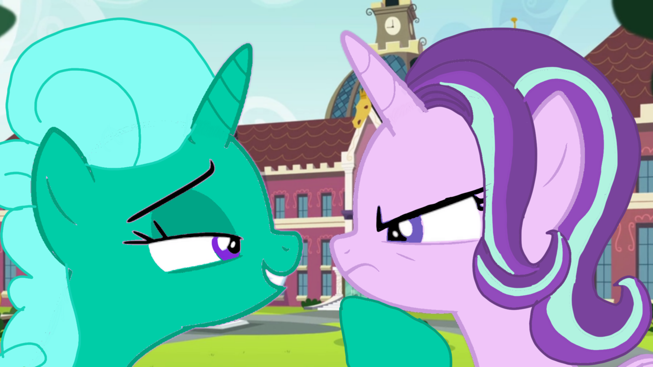 #2011979 - safe, artist:徐詩珮, glitter drops, starlight glimmer, pony ...