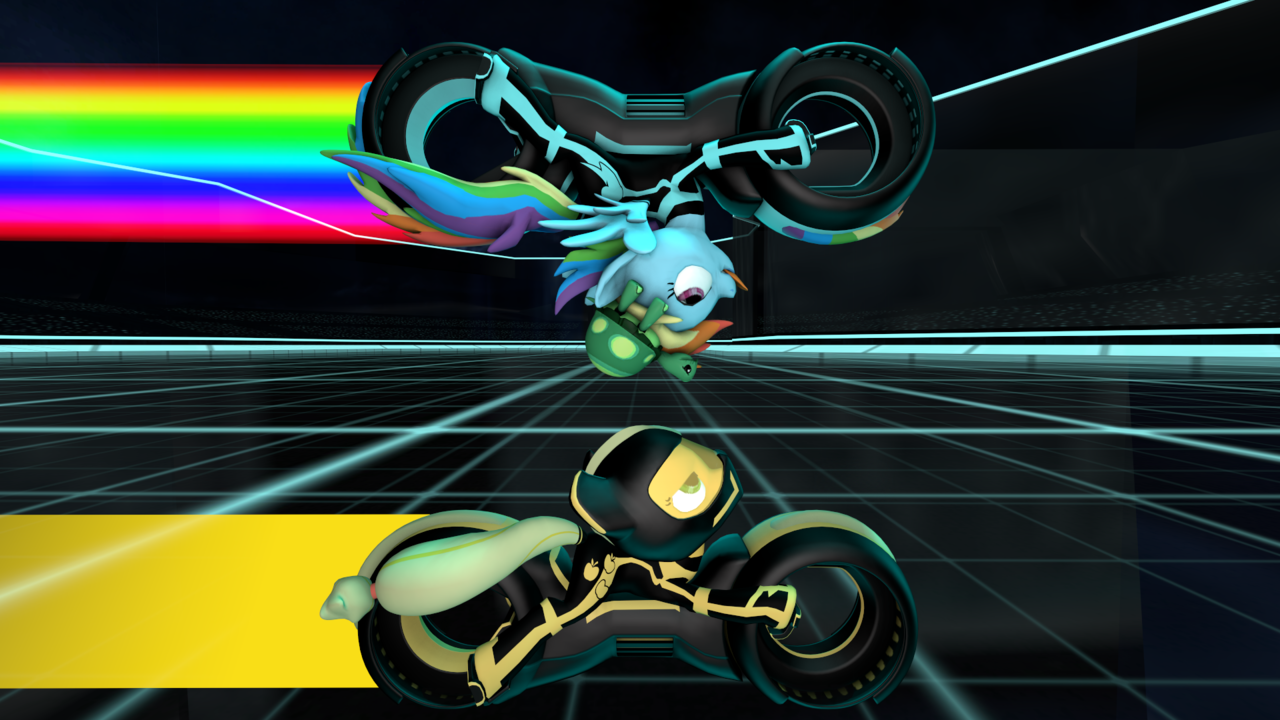 #2012326 - safe, artist:inspectorg, applejack, rainbow dash, tank, pony ...