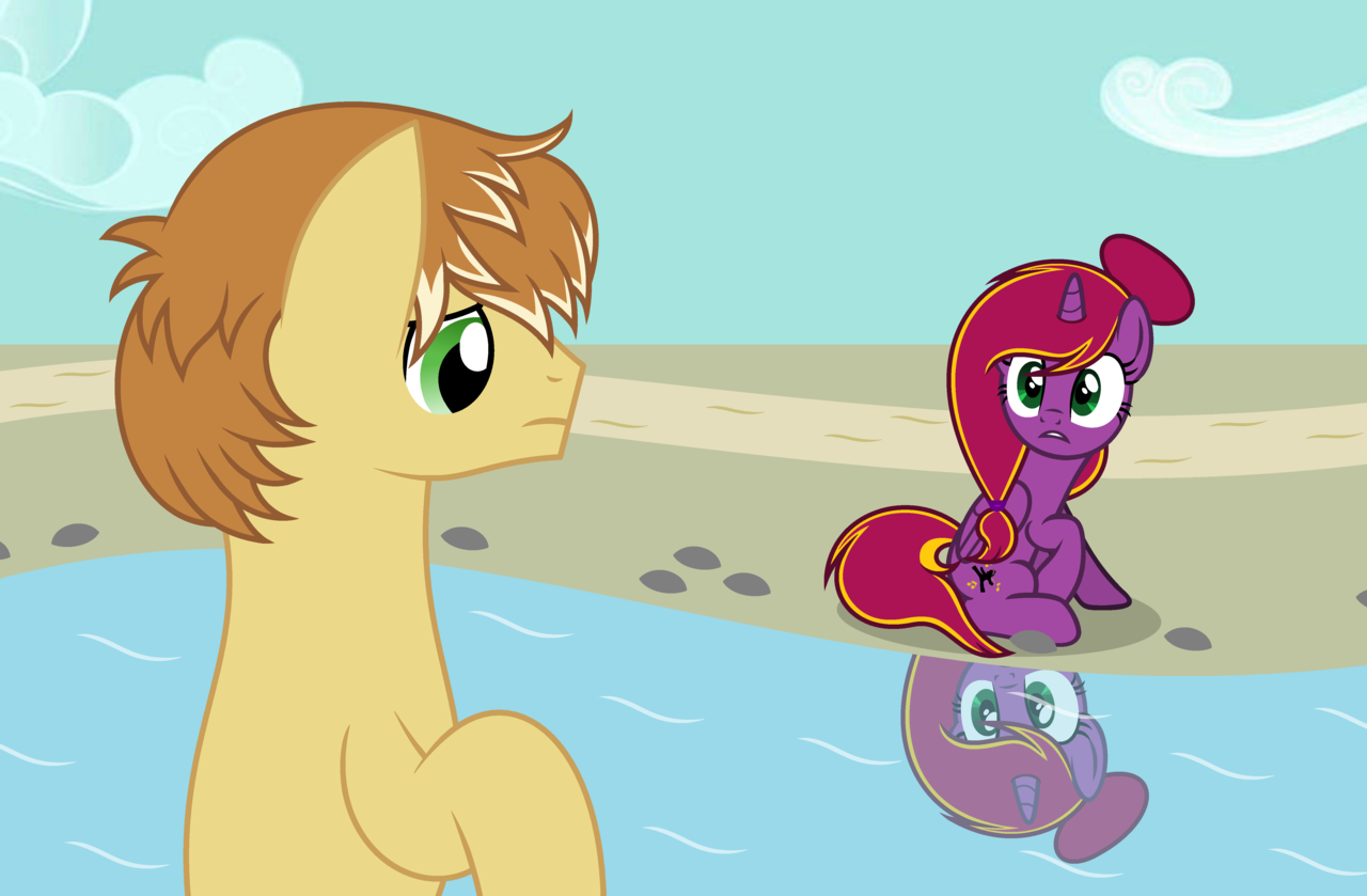 #2013411 - safe, artist:diamond-chiva, feather bangs, oc, oc:diamond ...