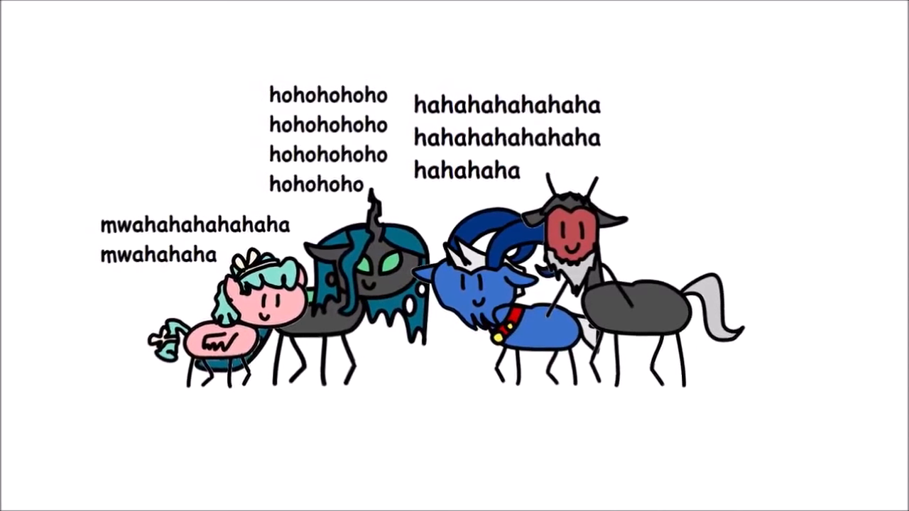 #2014061 - safe, artist:round trip, cozy glow, grogar, lord tirek ...