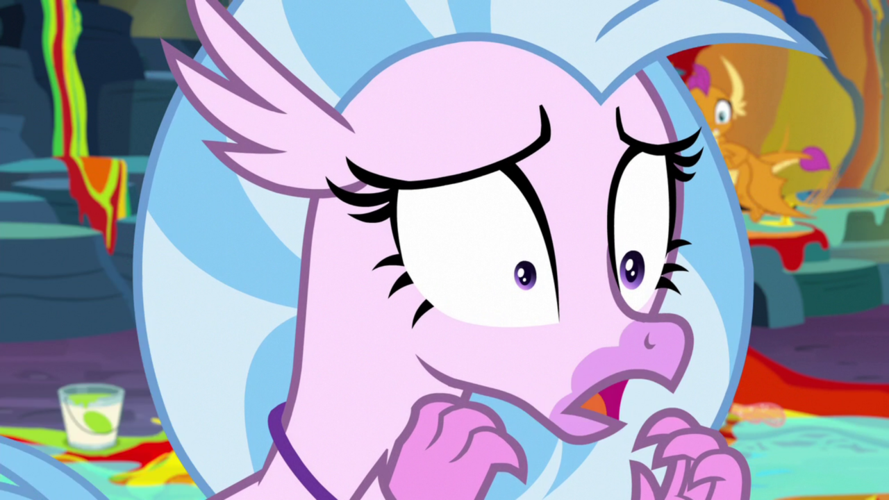 #2014683 - safe, screencap, silverstream, smolder, classical hippogriff, hippogriff, g4 ...
