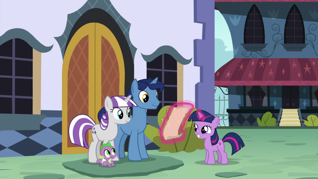 #2018699 - safe, screencap, night light, spike, twilight sparkle ...