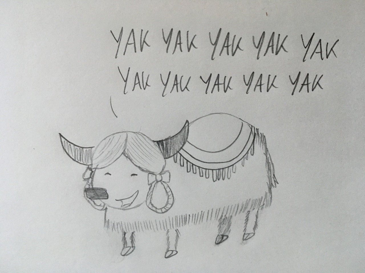 #2019953 - safe, artist:calypsofantasy, yona, yak, g4, blanket, cloven ...