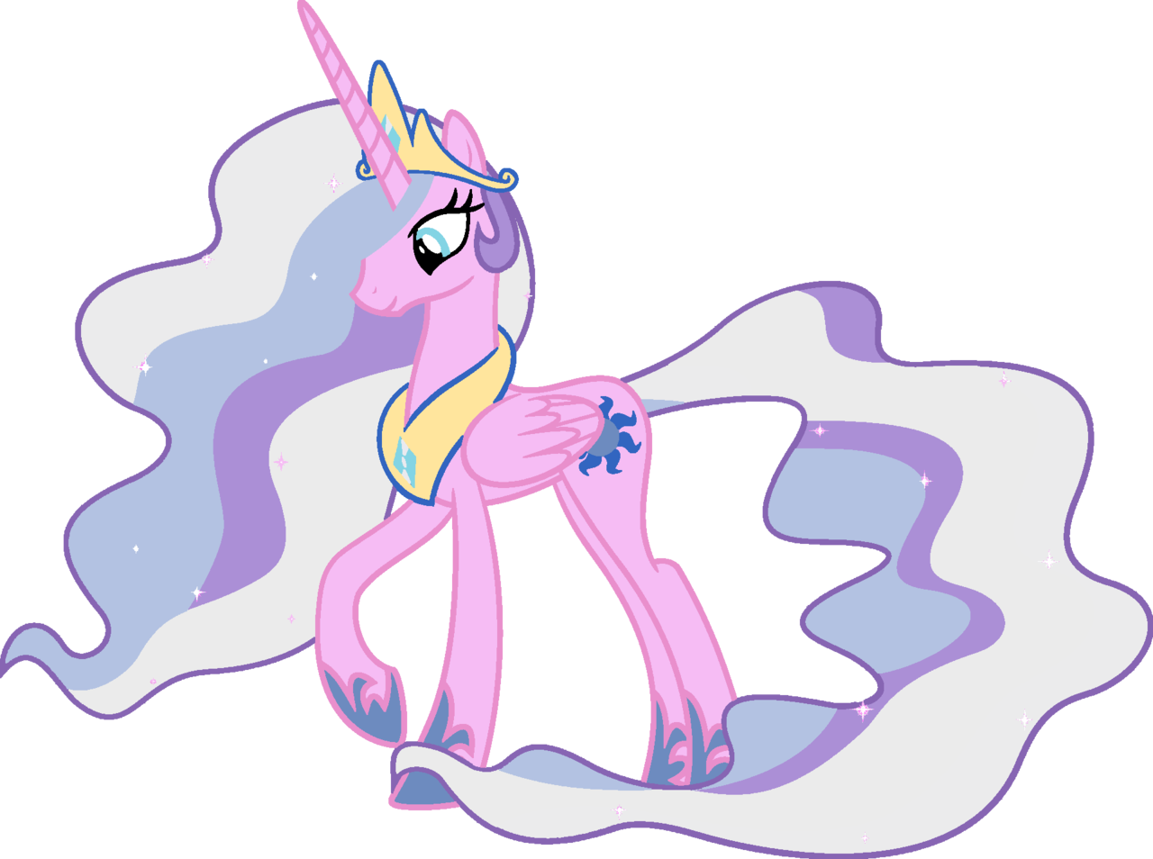 #2021607 - safe, edit, vector edit, diamond tiara, princess celestia ...
