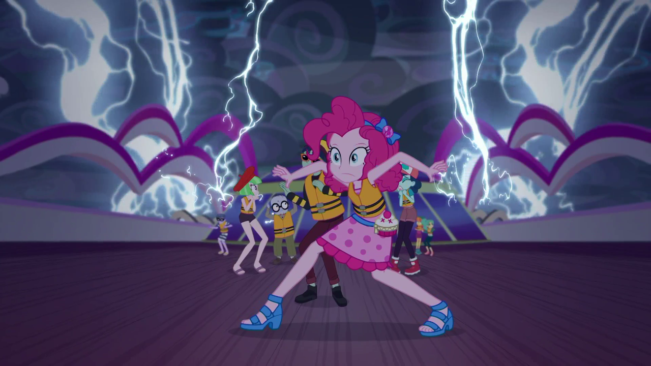 #2023340 - safe, screencap, drama letter, microchips, pinkie pie, waldo ...