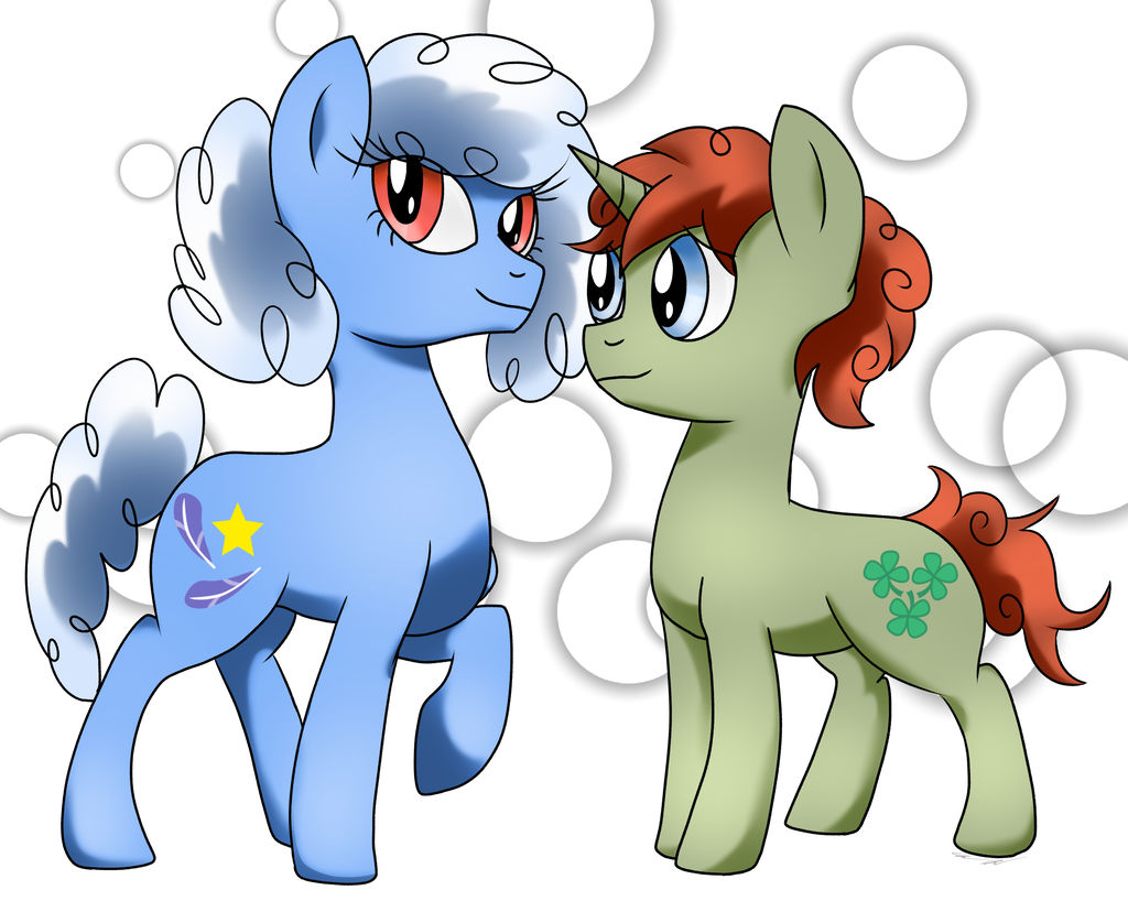 #2025135 - safe, artist:wolftendragon, earth pony, pony, unicorn ...