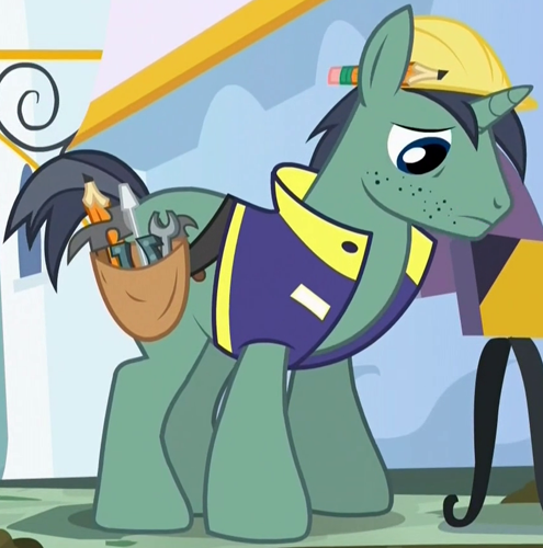 #2026234 - safe, screencap, constructicorn, public works pony, pony ...
