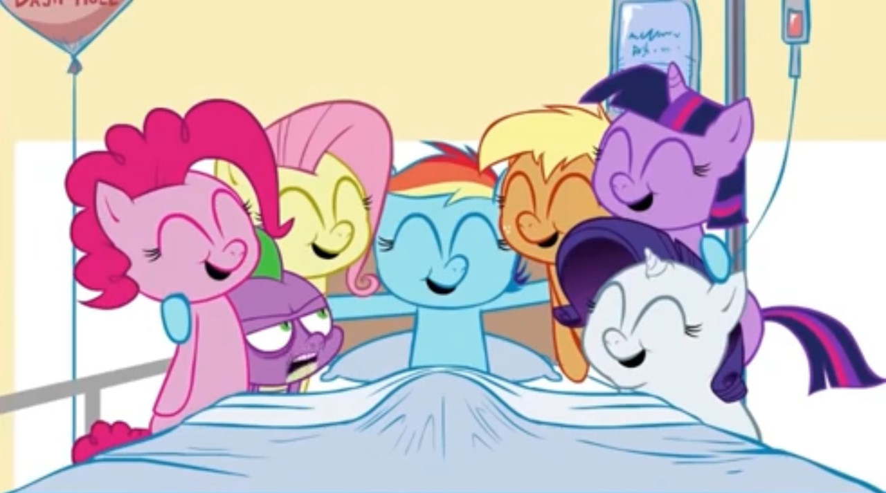 #2026528 - safe, artist:hotdiggedydemon, applejack, fluttershy, pinkie ...