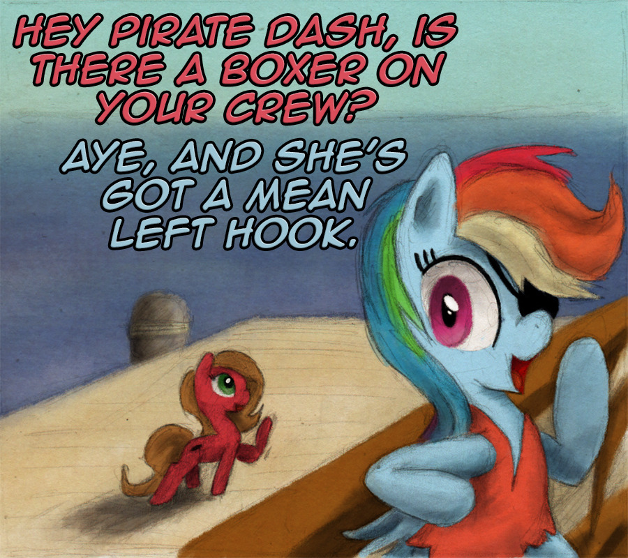 #2027343 - safe, artist:hewison, rainbow dash, oc, oc:pun, pony, ask ...