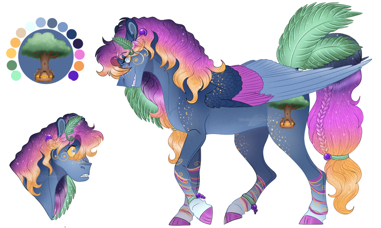 #2002648 - safe, artist:bijutsuyoukai, oc, oc only, oc:fern glow ...