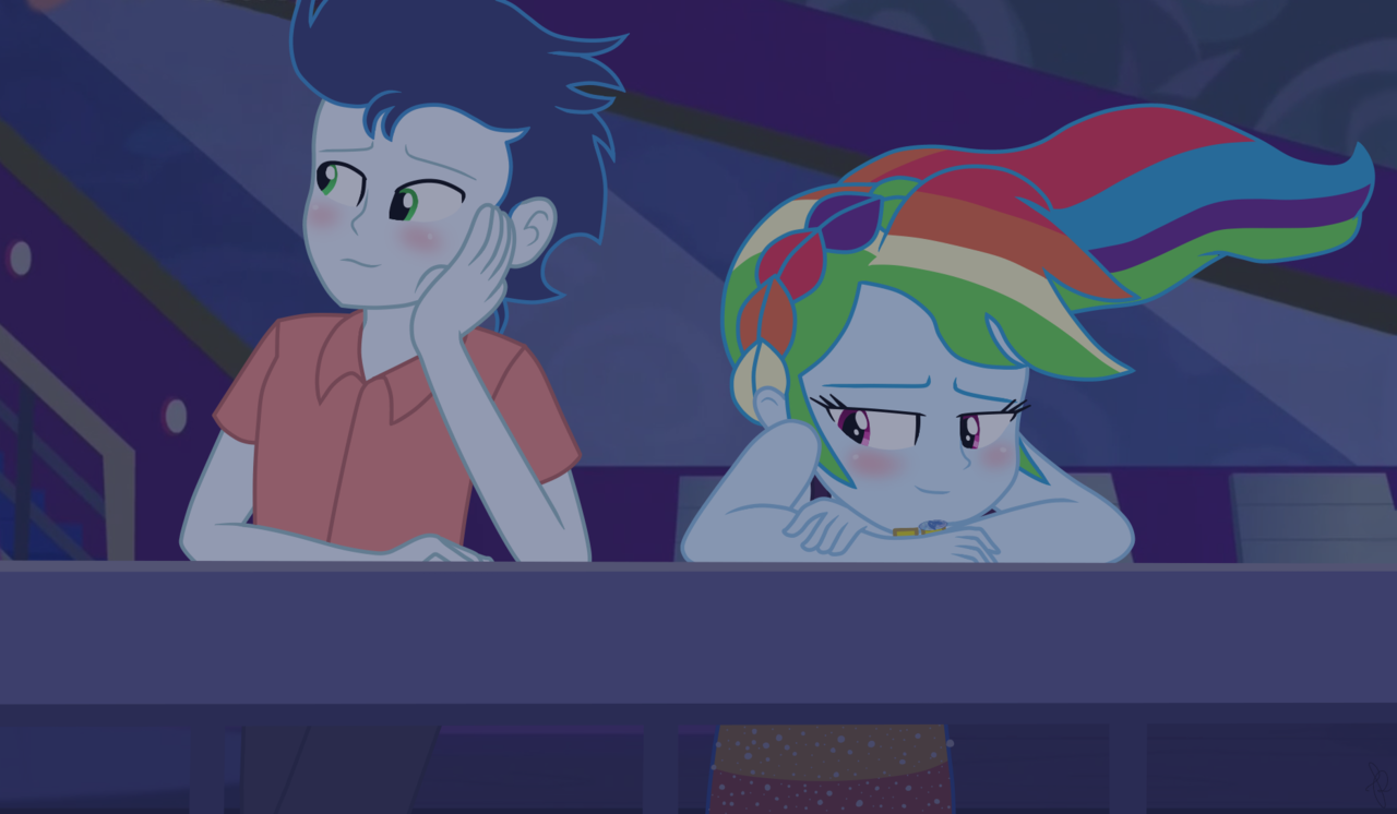 #2002778 - safe, artist:ilaria122, rainbow dash, soarin', equestria ...