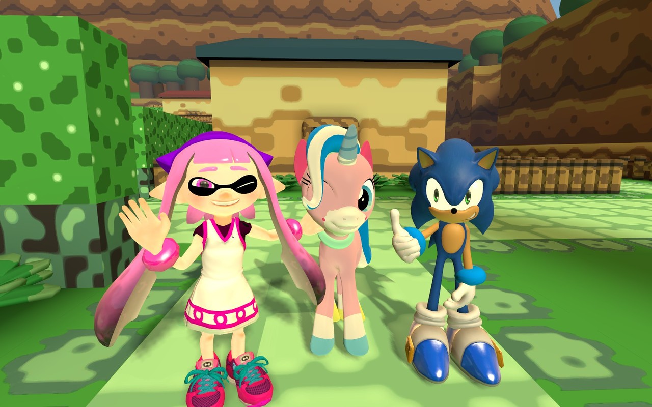 #2003319 - safe, artist:cuteyoshilover, oc, inkling, pony, 3d ...