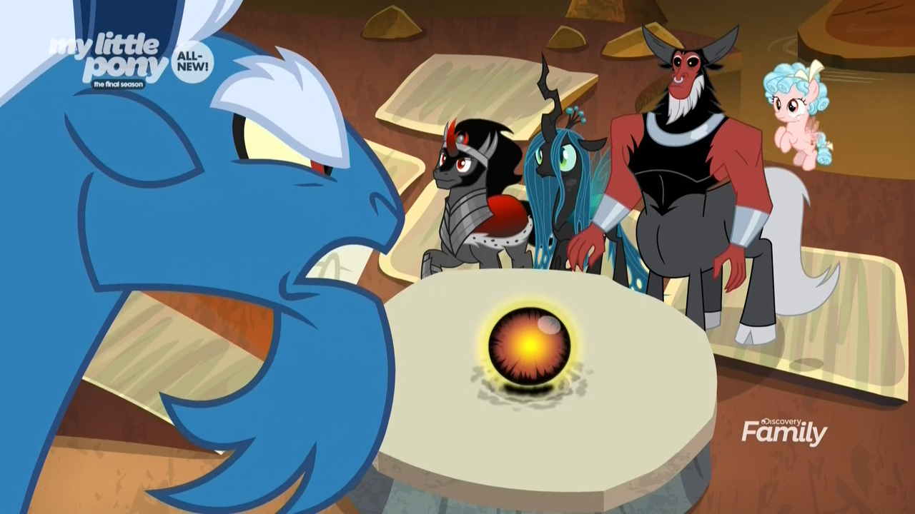 #2004696 - safe, screencap, cozy glow, grogar, king sombra, lord tirek ...