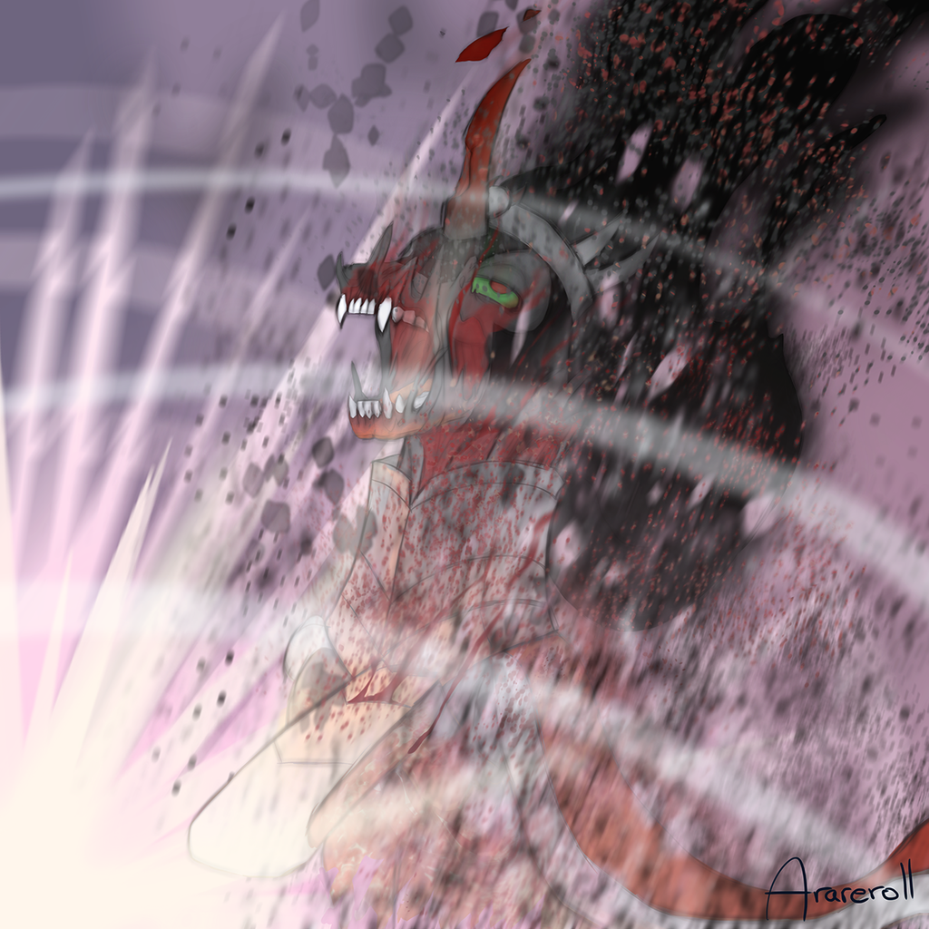 #2005639 - grimdark, grotesque, artist:arareroll, king sombra, pony ...