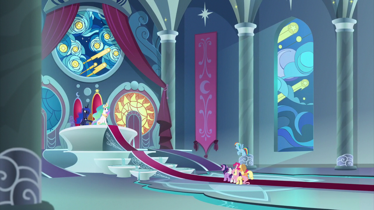 #2006746 - safe, screencap, applejack, fluttershy, pinkie pie, princess ...