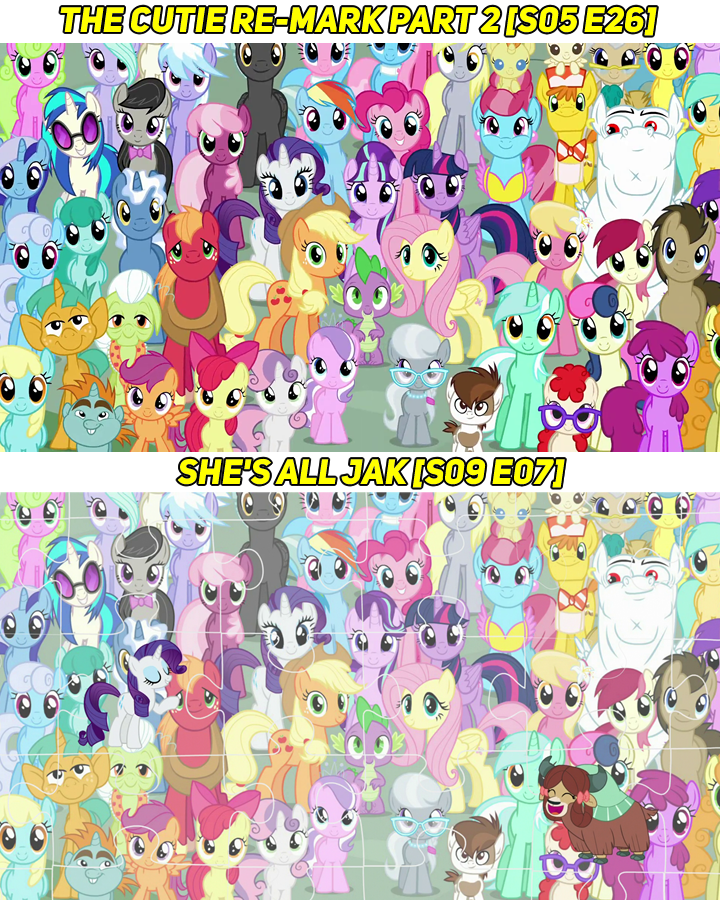 #2038405 - safe, edit, edited screencap, screencap, aloe, amethyst star, apple bloom, applejack ...