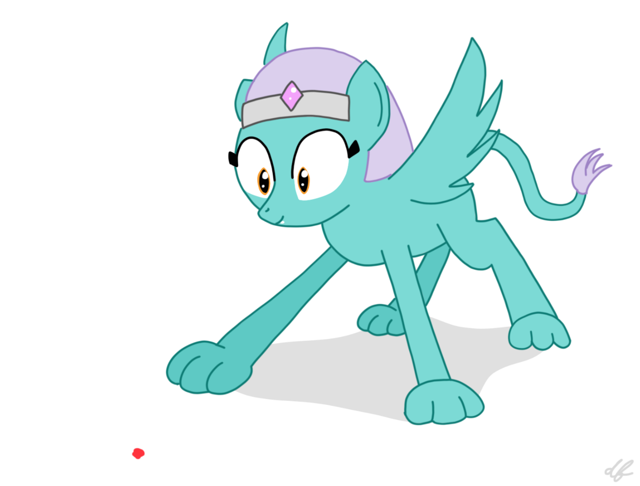 #2039113 - safe, artist:dafiltafish, oc, oc only, sphinx, behaving like ...