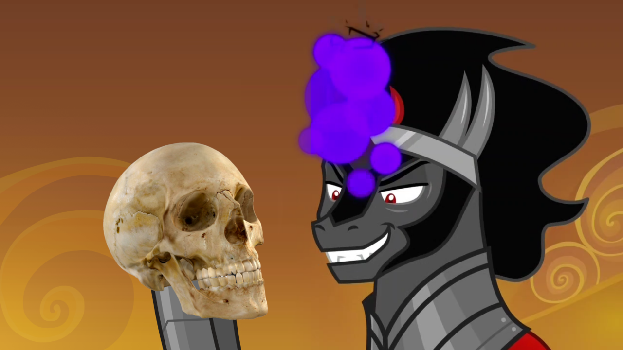 #2041279 - safe, edit, edited screencap, screencap, king sombra, pony ...