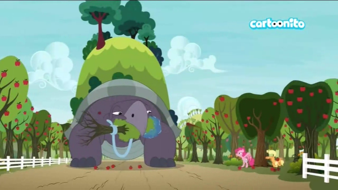 #2046226 - safe, screencap, applejack, fluttershy, mr. tortoisnap ...