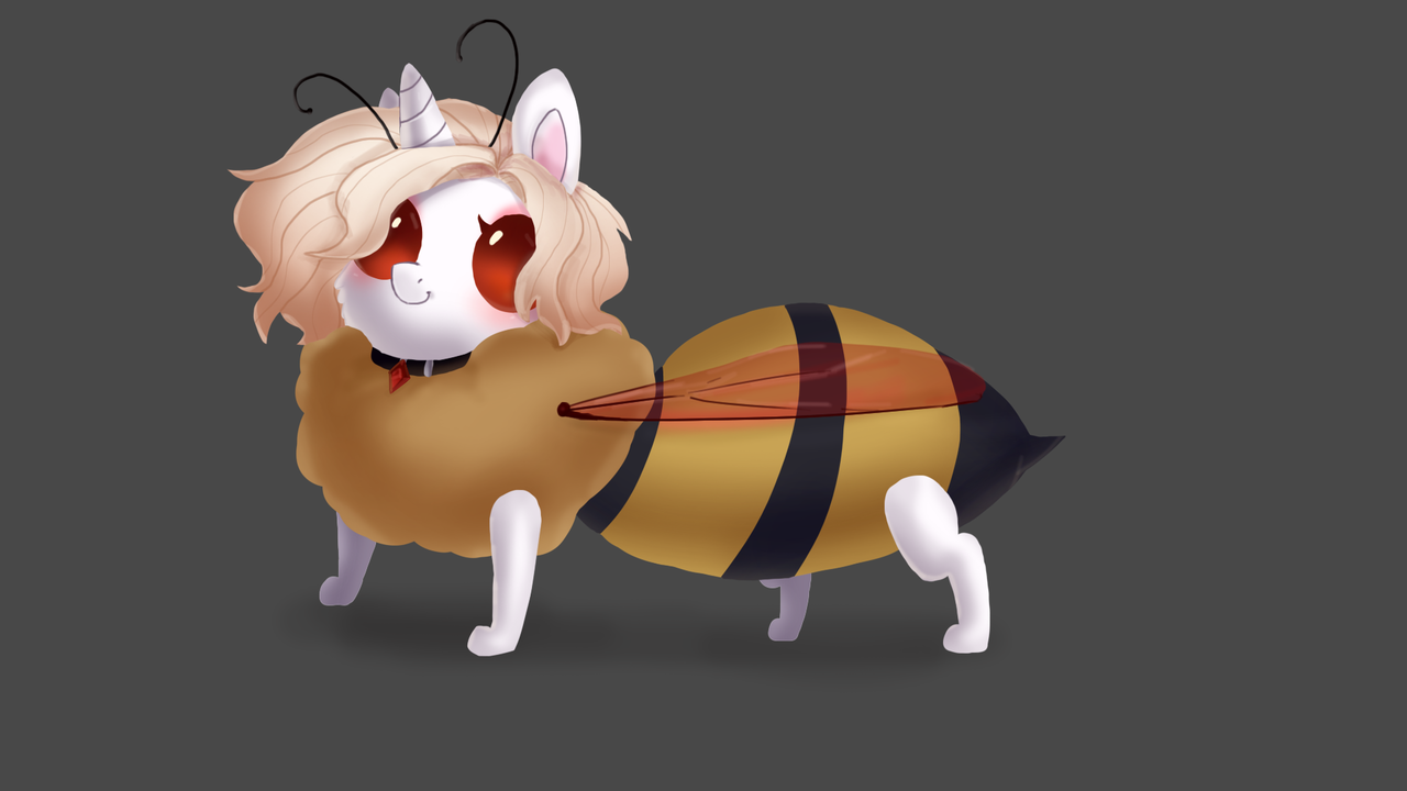 #2049379 - safe, artist:enderselyatdark, oc, oc only, oc:medly, bee ...