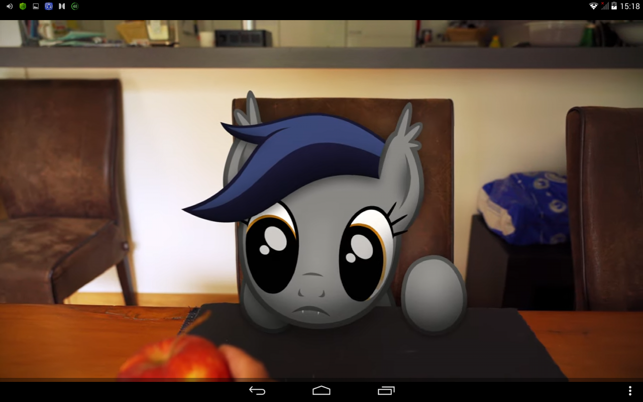 #2049487 - safe, artist:stormxf3, oc, oc:echo, bat pony, human, pony ...