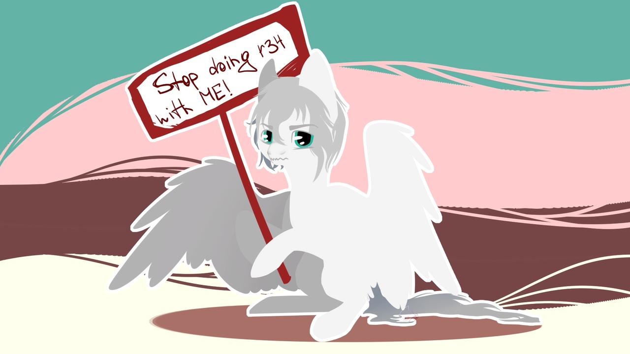 #2049597 - safe, oc, oc:light knight, pegasus, pony, protest, sign ...