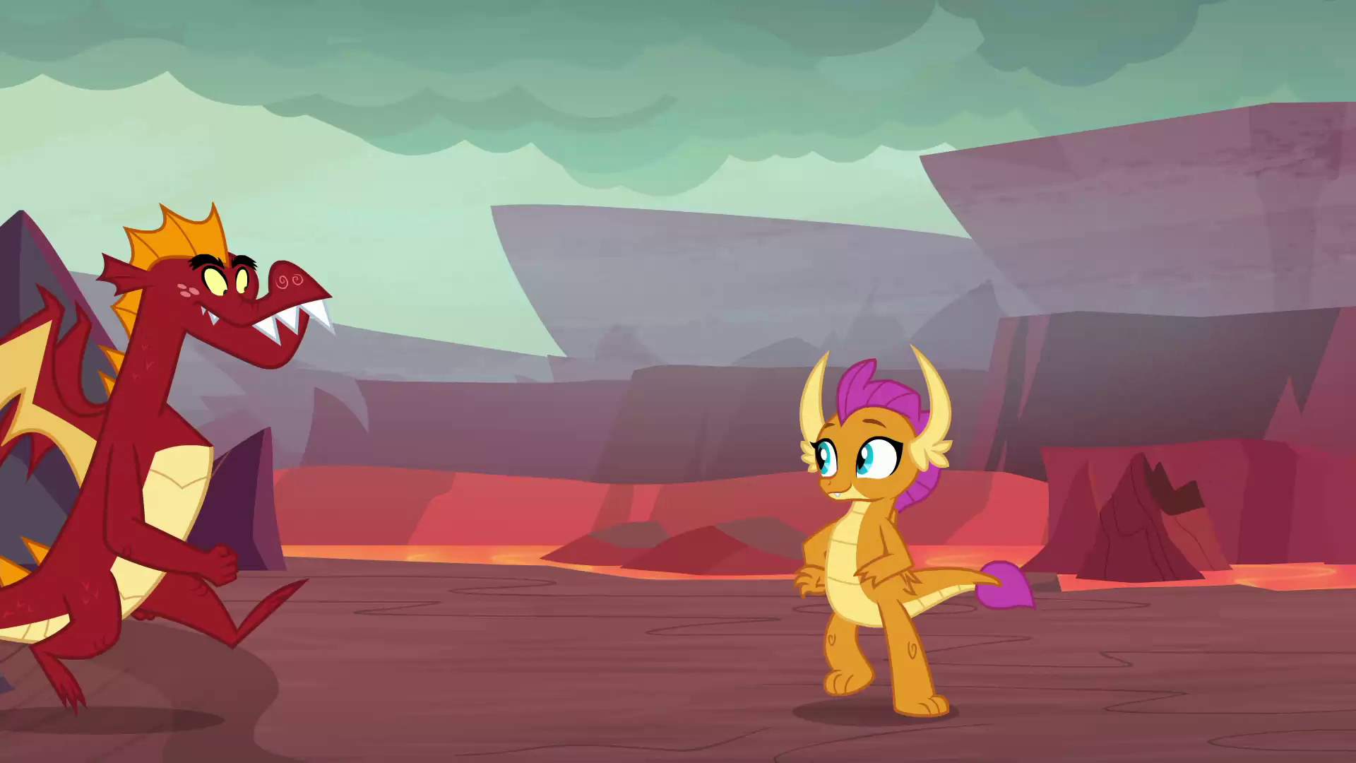 #2049699 - safe, screencap, garble, smolder, spike, dragon, g4, my ...