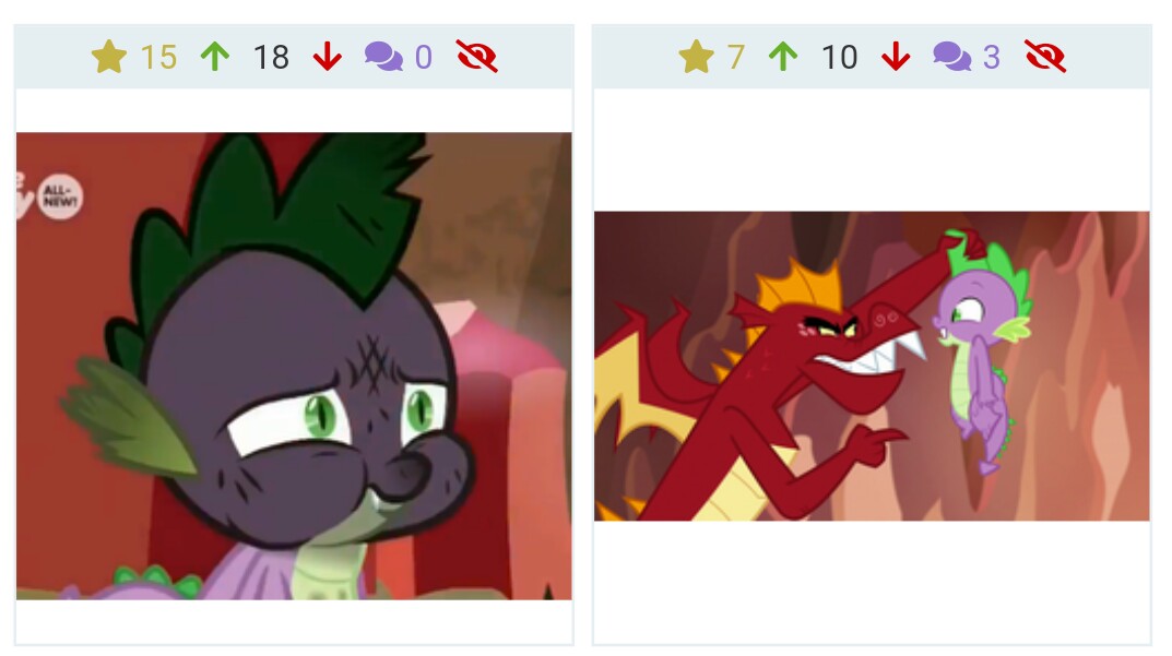 #2053154 - safe, edit, edited screencap, screencap, garble, spike ...