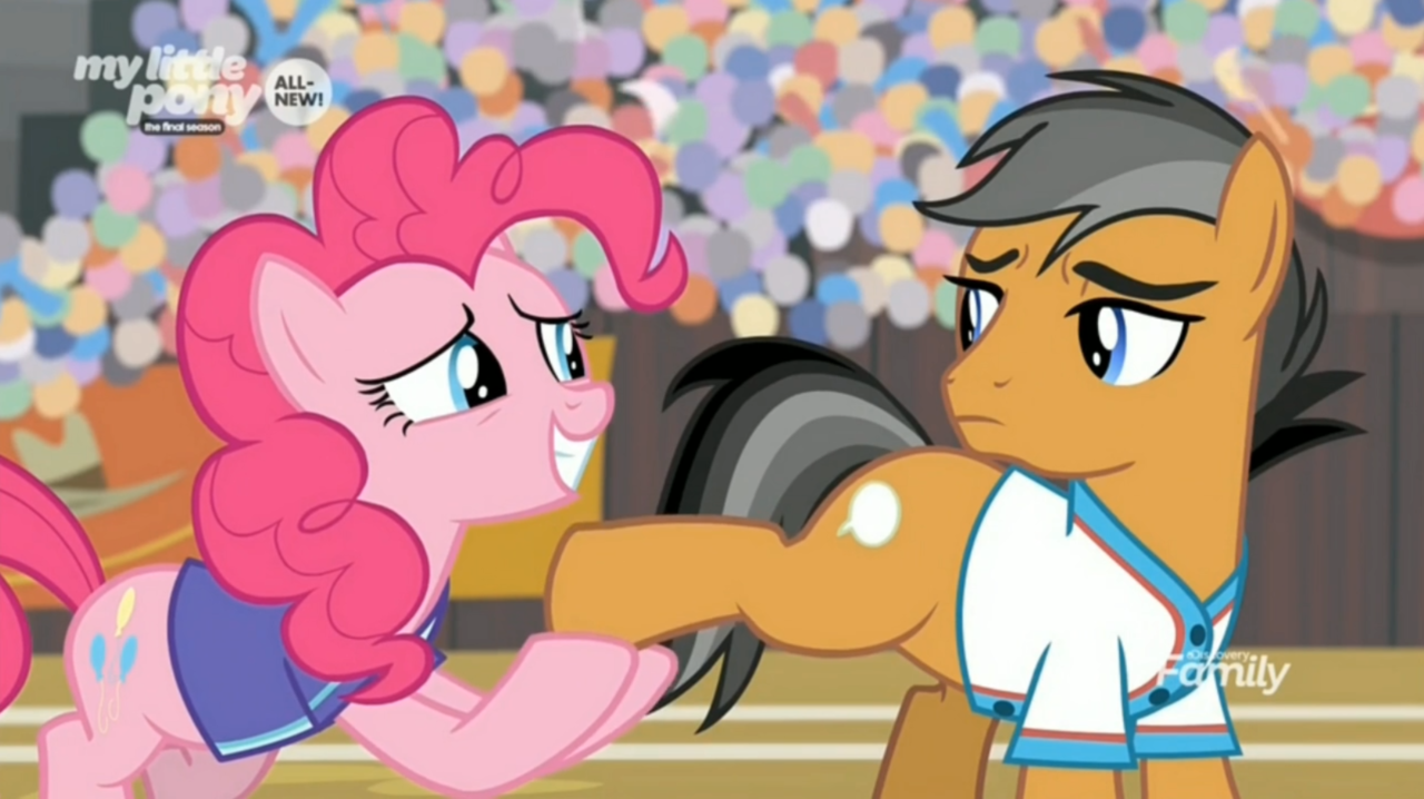 #2030655 - safe, screencap, pinkie pie, quibble pants, earth pony, pony ...