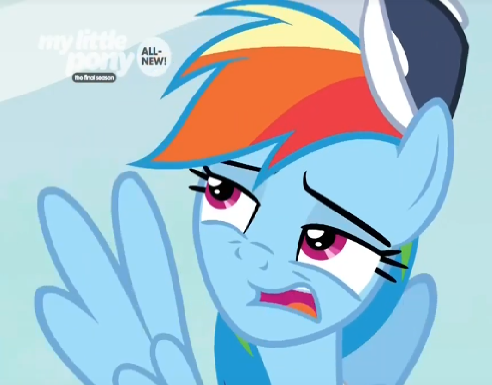 #2031794 - safe, screencap, rainbow dash, pony, common ground, coach ...