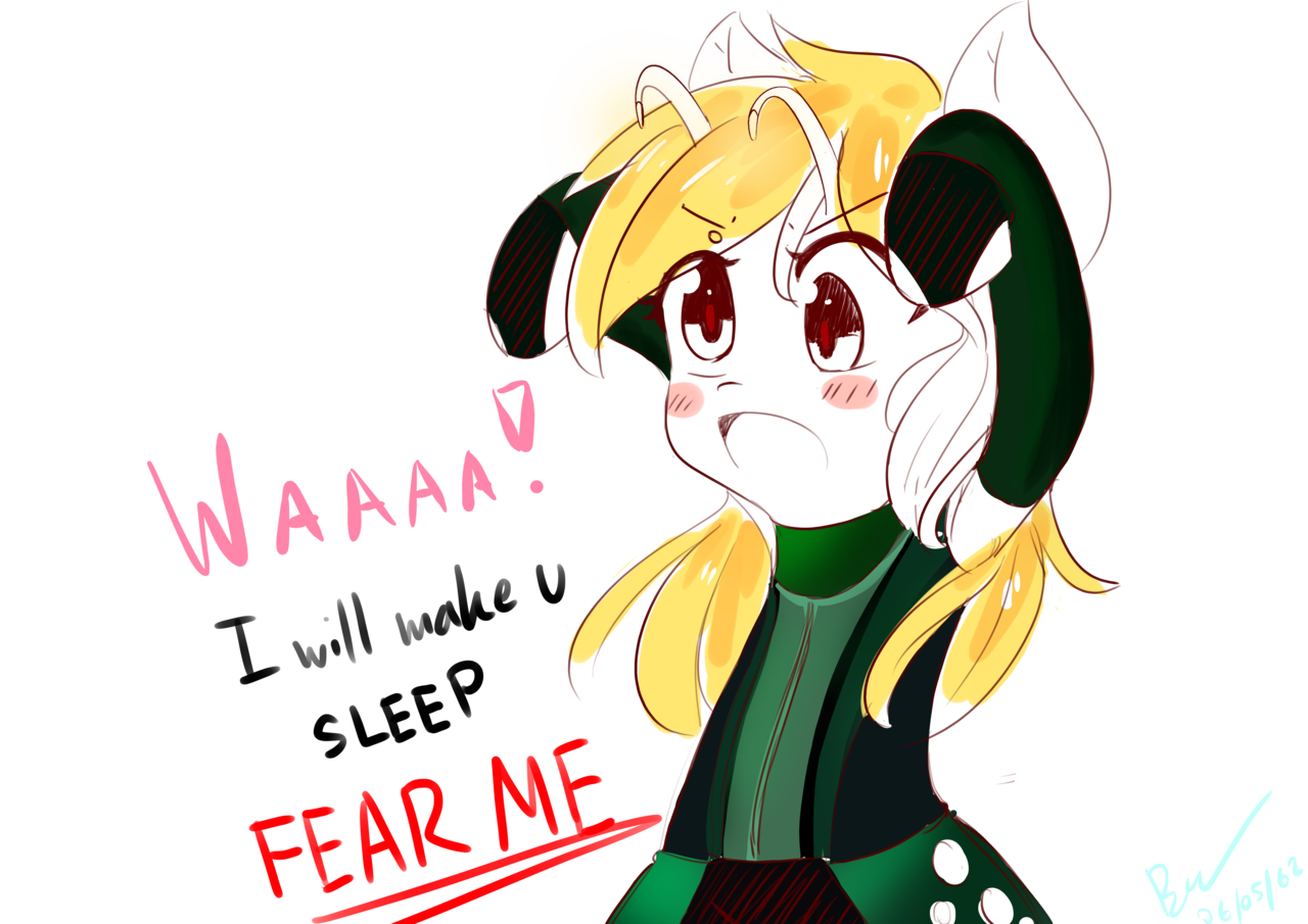 #2032427 - safe, artist:bubbletea, derpy hooves, mantis, pony, armpits ...