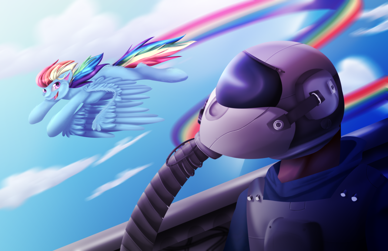 #2063250 - safe, artist:zara-xx, rainbow dash, human, pegasus, pony, g4 ...