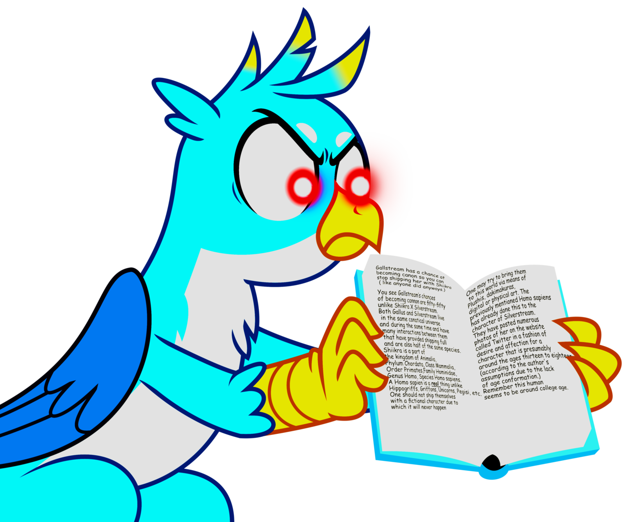 #2064192 - safe, edit, gallus, g4, deep fried meme, gallus' book, high ...