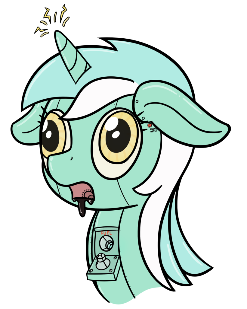 #2065532 - safe, artist:czu, lyra heartstrings, pony, robot, robot pony ...