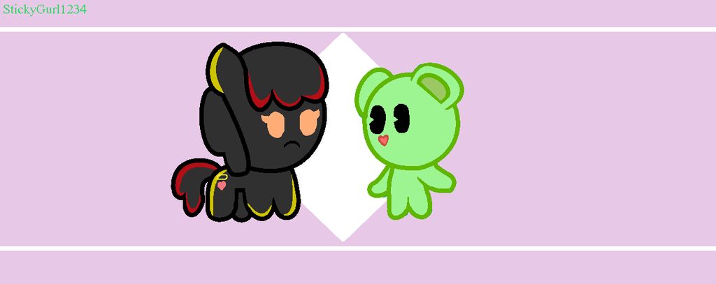 #2068382 - safe, artist:stickygurl1234, apple bloom, luna game, series ...