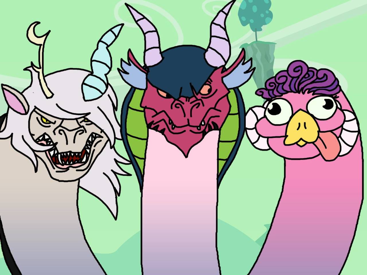 #2069938 - safe, edit, cosmos, discord, princess eris, draconequus ...