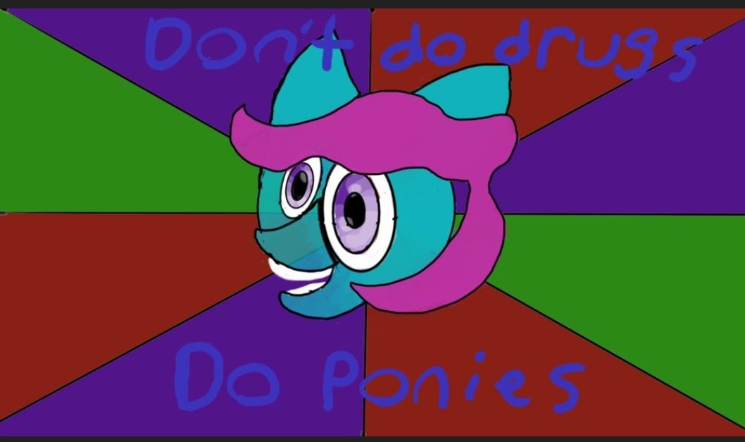 #2070010 - safe, artist:maydrock, pony, crappy art, drugs - Derpibooru