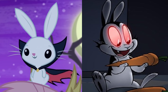 #2055678 - safe, angel bunny, rabbit, vampire, g4, scare master, animal ...