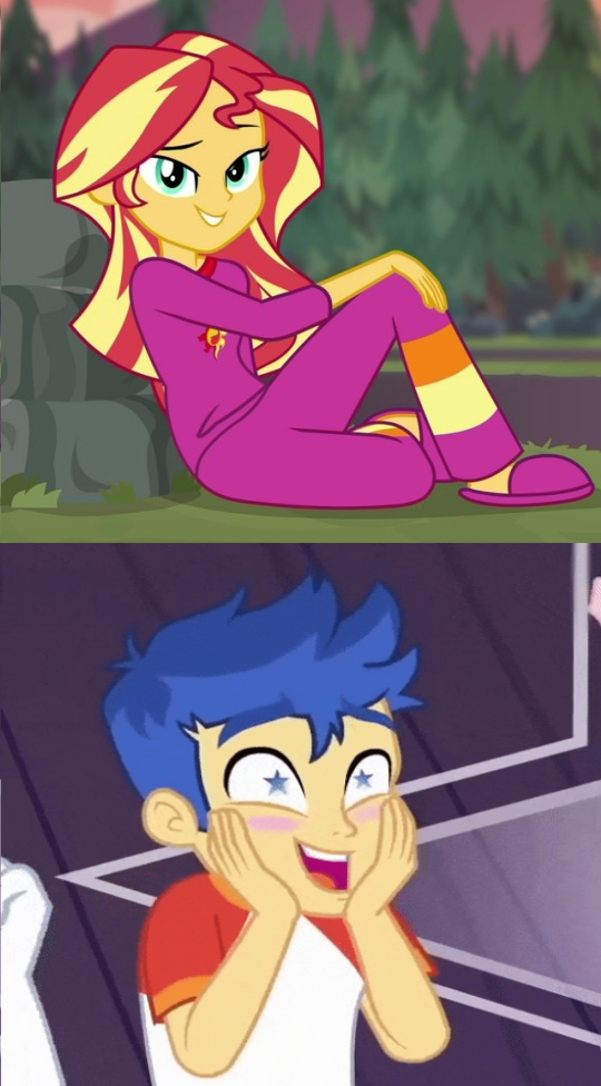 #2070759 - safe, edit, screencap, flash sentry, sunset shimmer ...