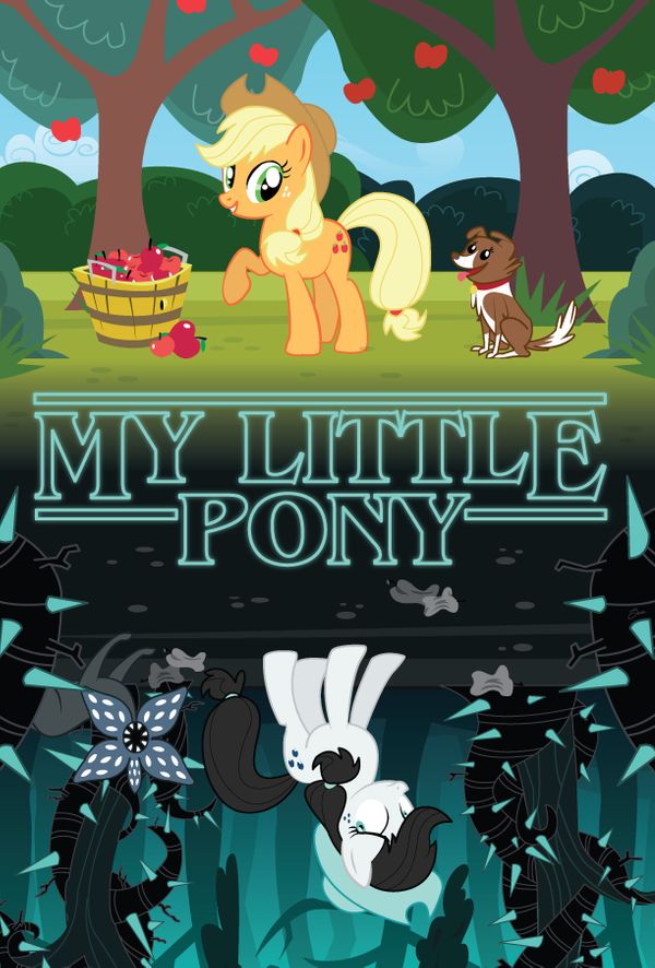 #2071866 - safe, artist:xkappax, applejack, winona, dog, pony, g4 ...