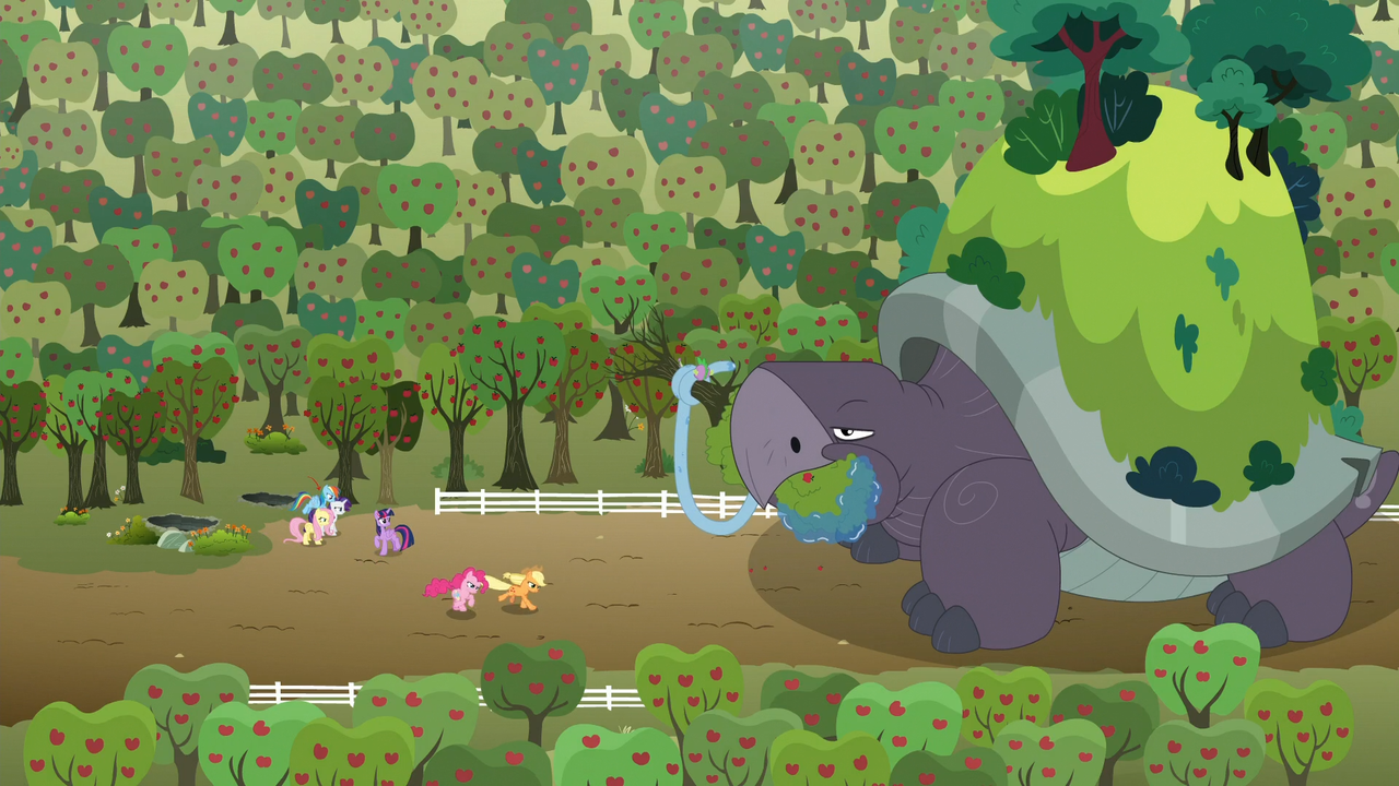 #2073143 - safe, screencap, applejack, fluttershy, mr. tortoisnap ...