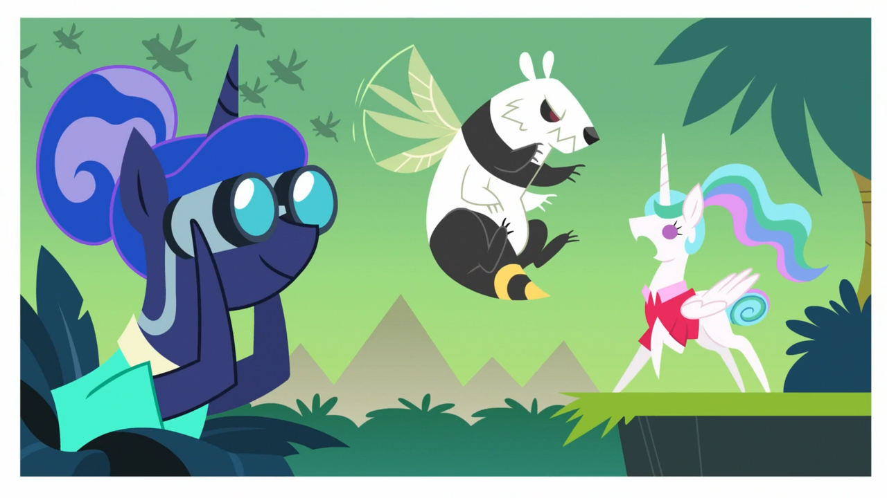 #2073153 - safe, screencap, princess celestia, princess luna, alicorn ...