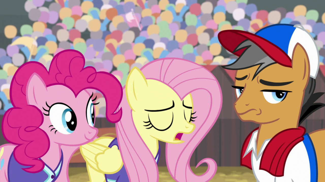 #2074065 - safe, screencap, fluttershy, pinkie pie, quibble pants ...