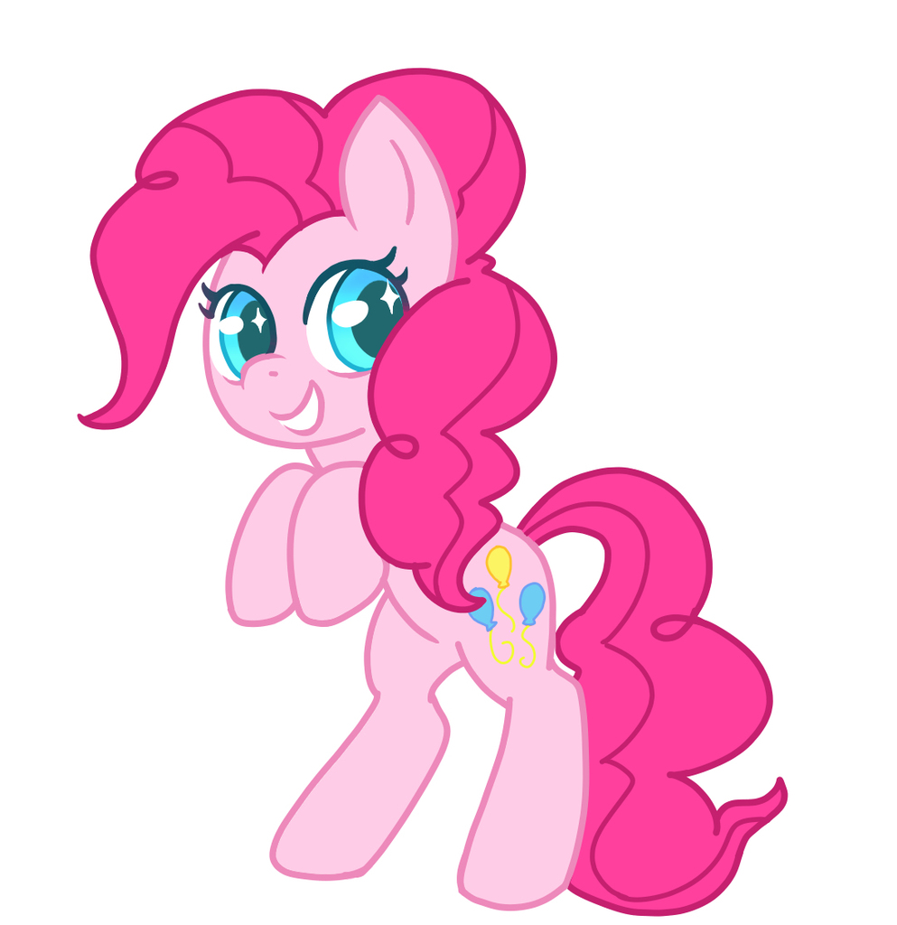 #2074587 - safe, artist:渣貓, pinkie pie, earth pony, pony, g4, bipedal ...
