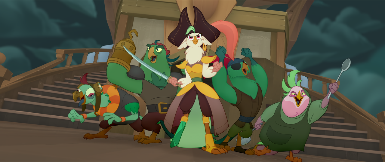 #2075180 - safe, screencap, boyle, captain celaeno, lix spittle, mullet ...