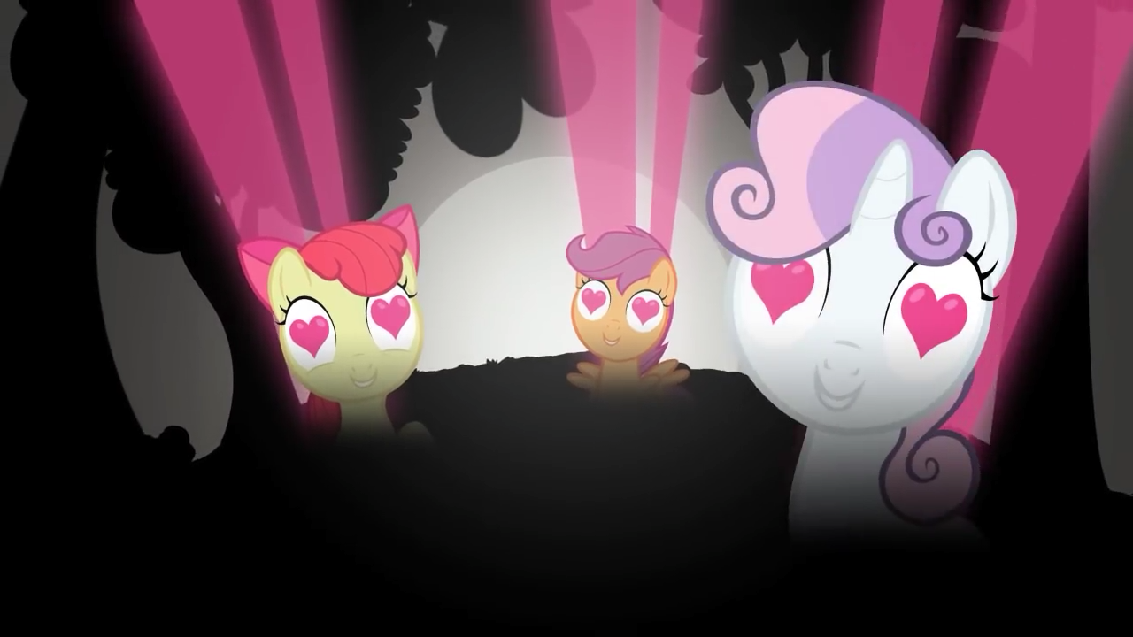 #2078705 - safe, artist:omegaozone, apple bloom, scootaloo, sweetie ...