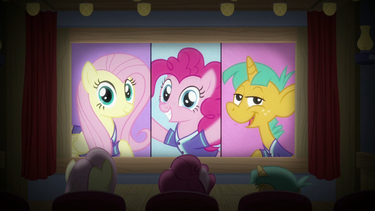 #2057193 - safe, screencap, fluttershy, pinkie pie, snails, pegasus ...