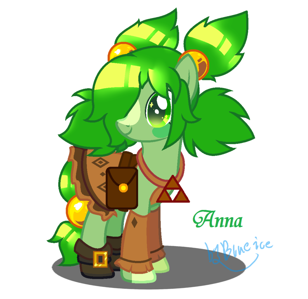 #2079427 - safe, artist:blue ice, earth pony, pony, accessory, anna ...