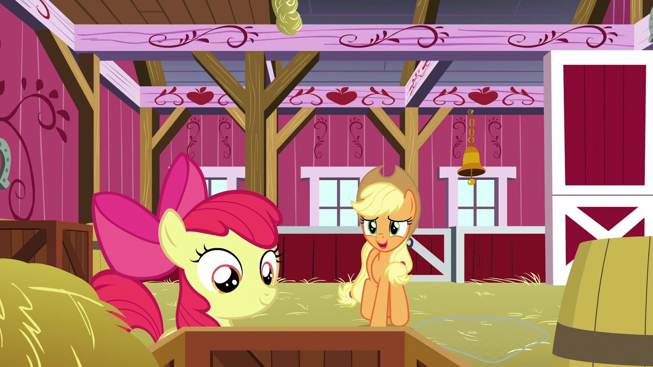 #2057648 - safe, screencap, apple bloom, applejack, earth pony, pony ...
